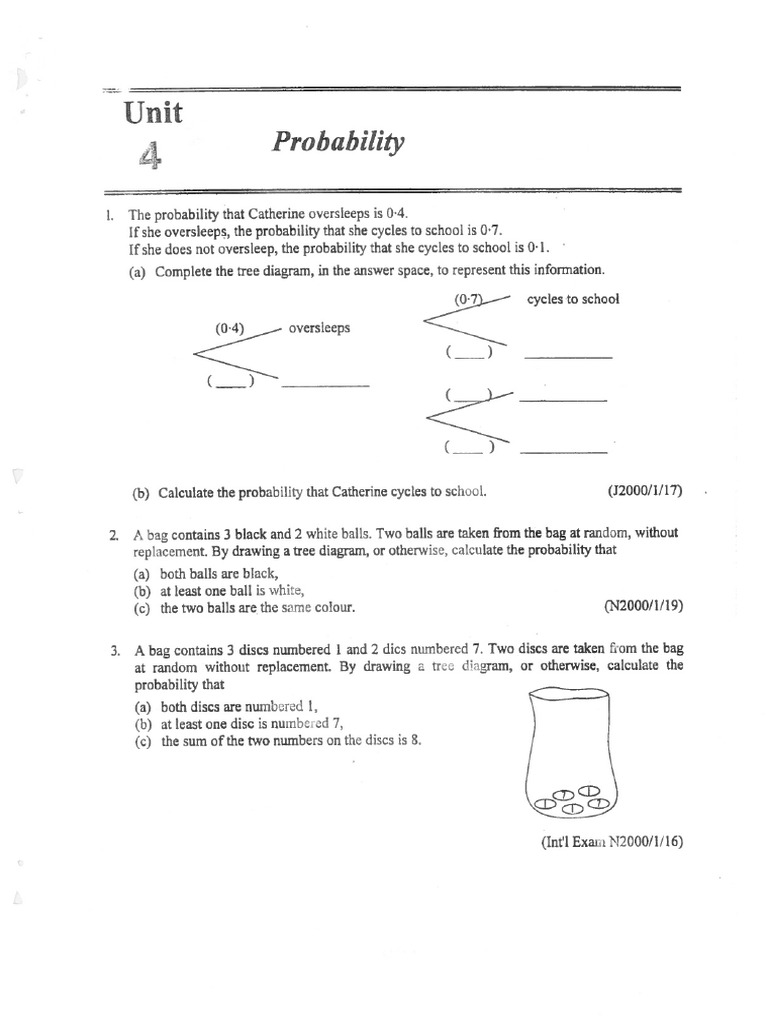 Unit 4 Probability | PDF