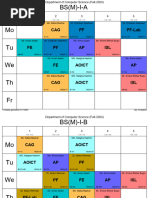 UiTM ICRESS Timetable 20252 | PDF