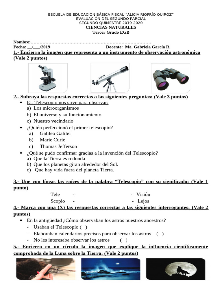 Evaluación Segundo Parcial CCNN | PDF