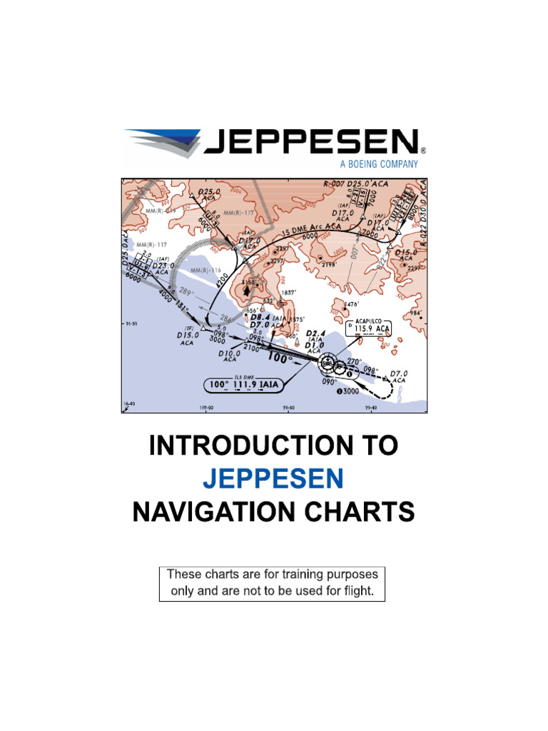 Introduction To Jeppesen Navigation Charts | PDF