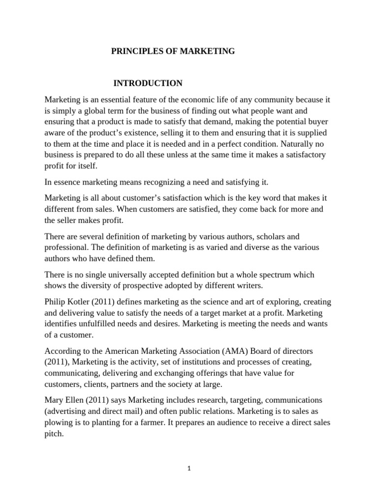 Principles of Marketing | PDF | Marketing | Pricing