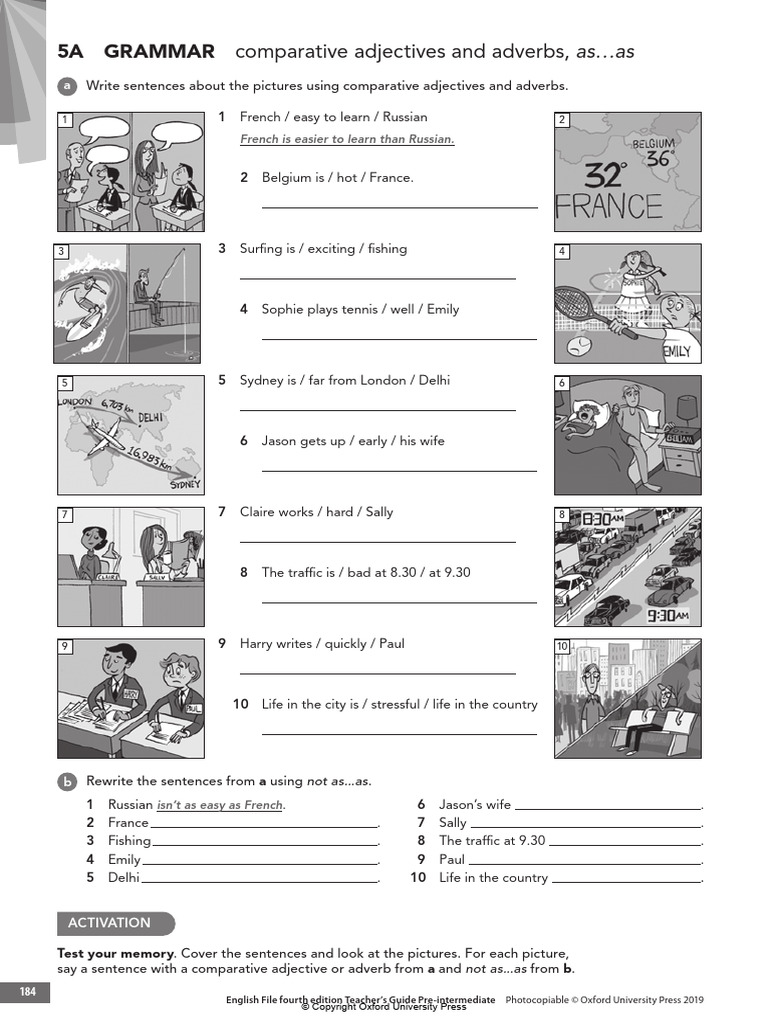Grammar 5A | PDF | Adverb | Semantic Units