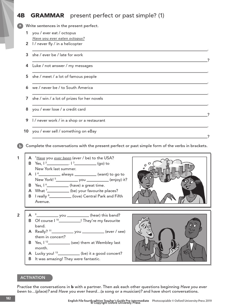 Grammar 4B | PDF | Languages | Foreign Language Studies