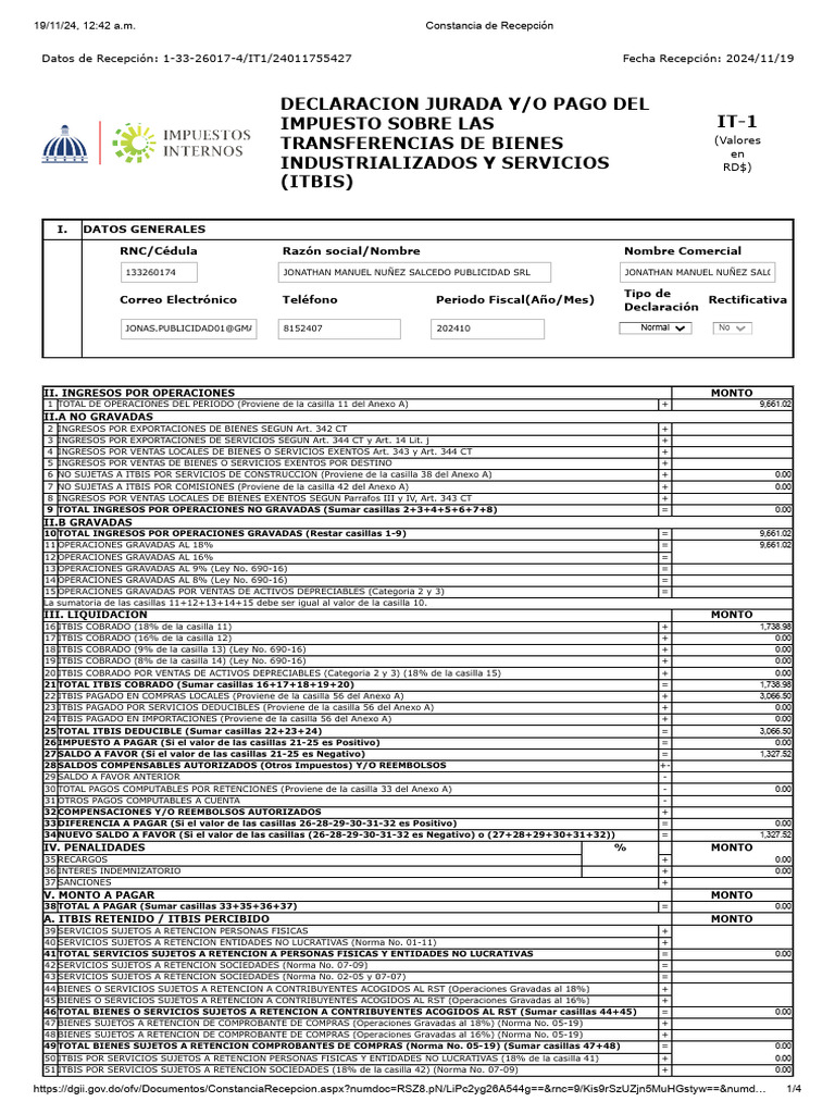 It1 Octubre 2024 | PDF