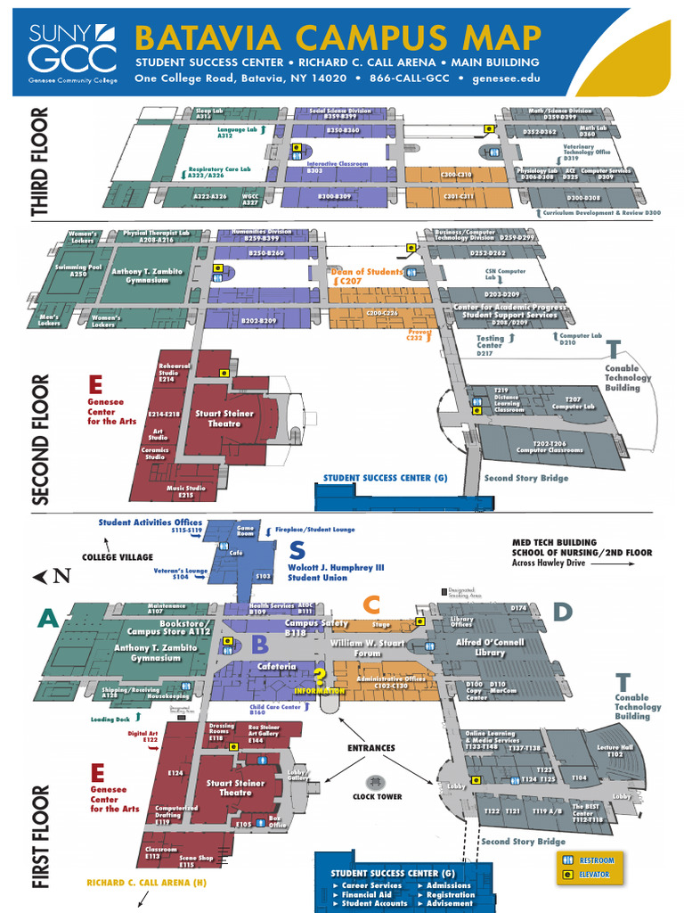 Batavia Campus Map Overview | PDF