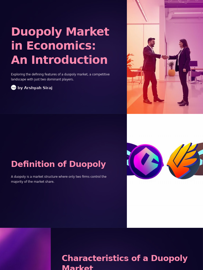 Duopoly Market in Economics An Introduction | PDF