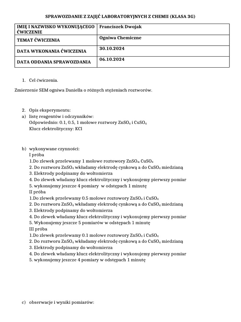 Schematyczme Sprawozdanie | PDF