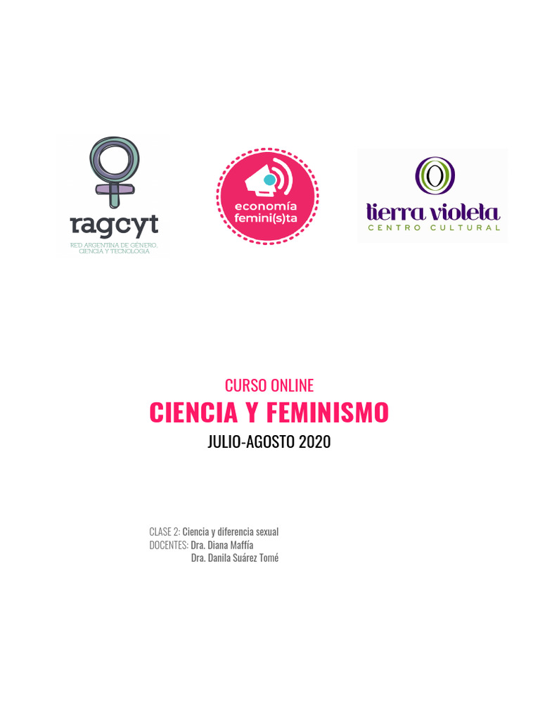 CyF - Clase 2 | PDF | Género | Estudios de género