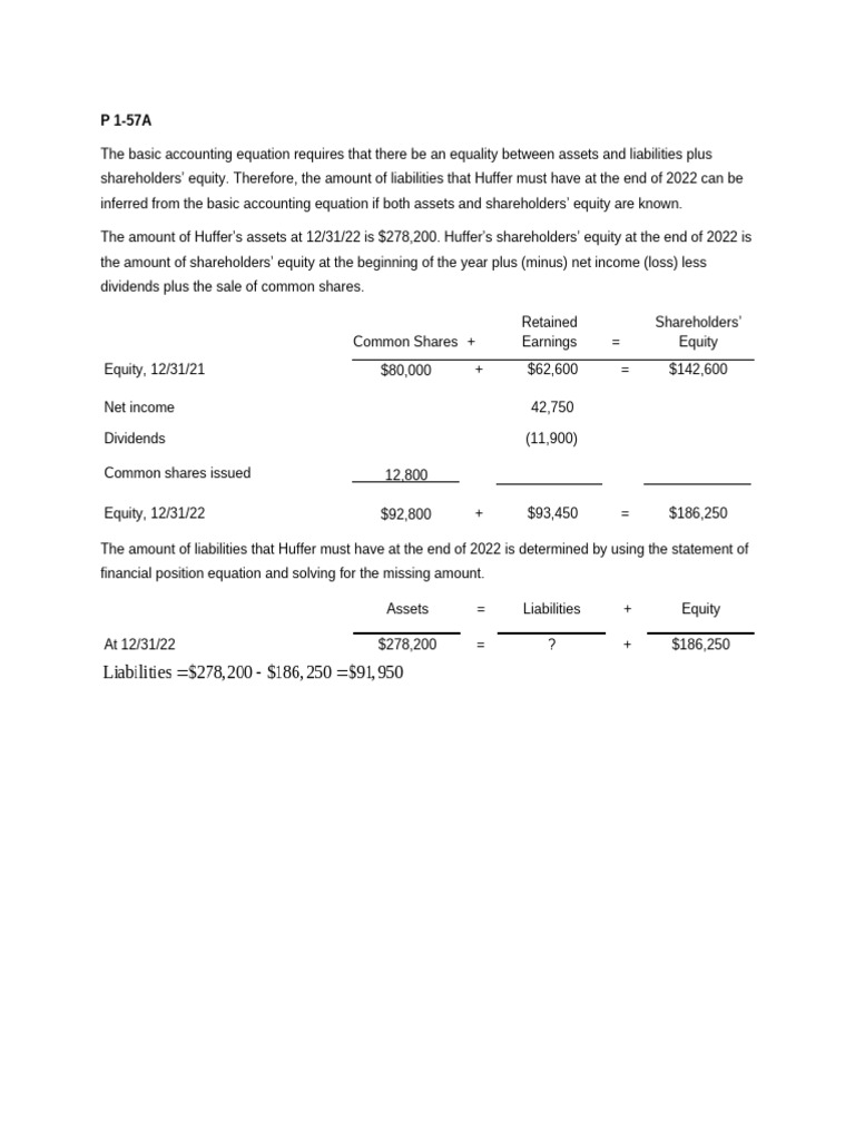 Chapter 1 Solutions Pdf Equity Finance Expense