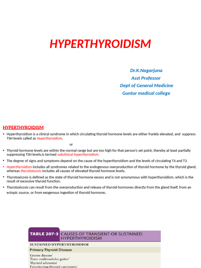 Hyperthyroid Is M | PDF | Hyperthyroidism | Thyroid