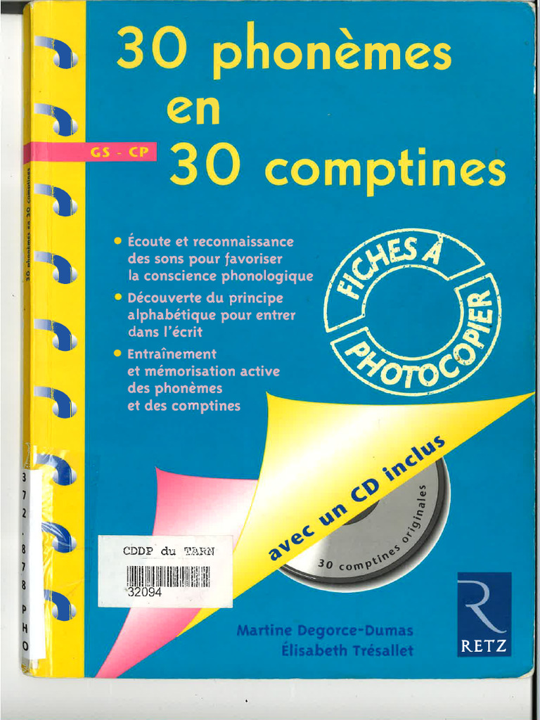30 Phonèmes 30 Comptines 1 | PDF