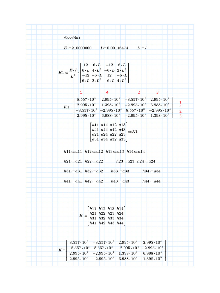 Practica Vigas Ejercicio 2 | PDF | Teaching Methods & Materials | Technology & Engineering