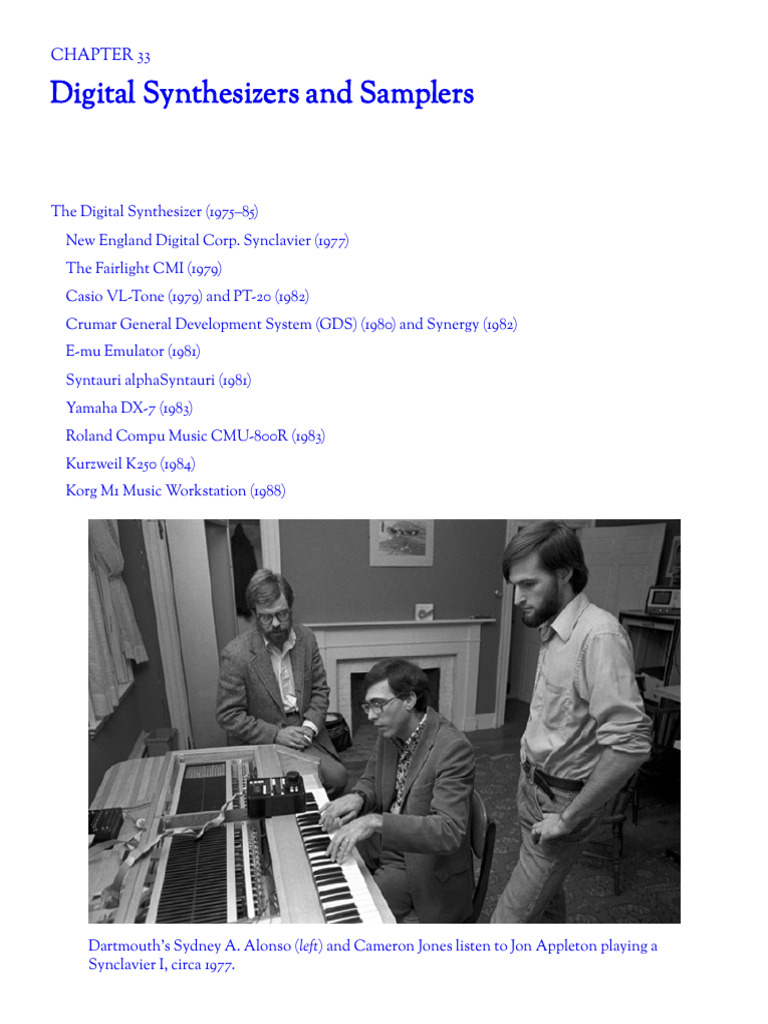 Holmes CH 33 Digital Synths | PDF | Synthesizer | Electronic Music