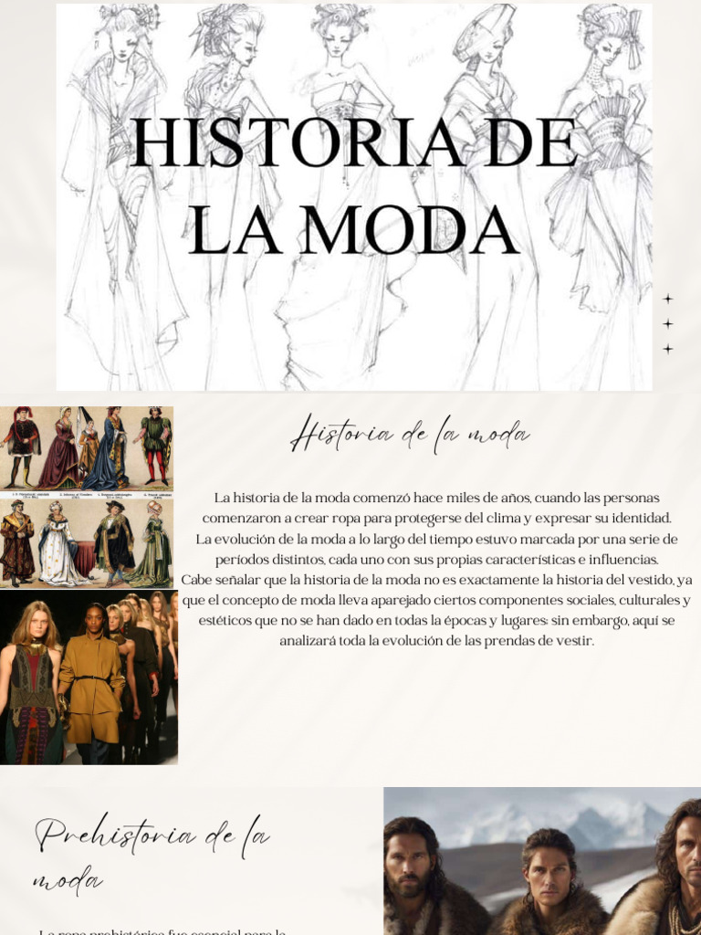 Historia de La Moda | PDF | Moda | Ropa