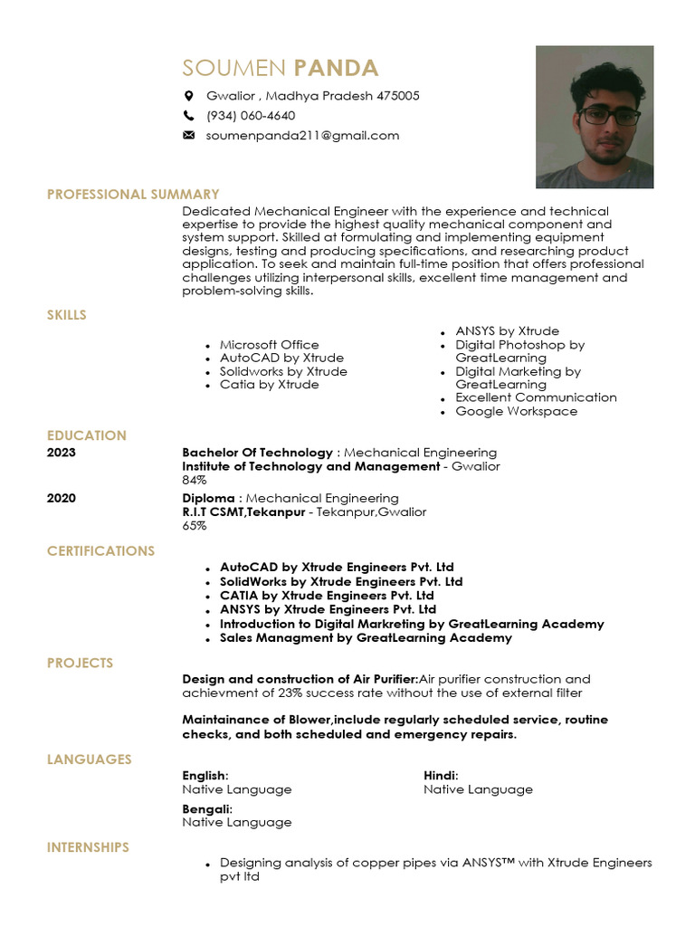 Soumen’s resume | PDF