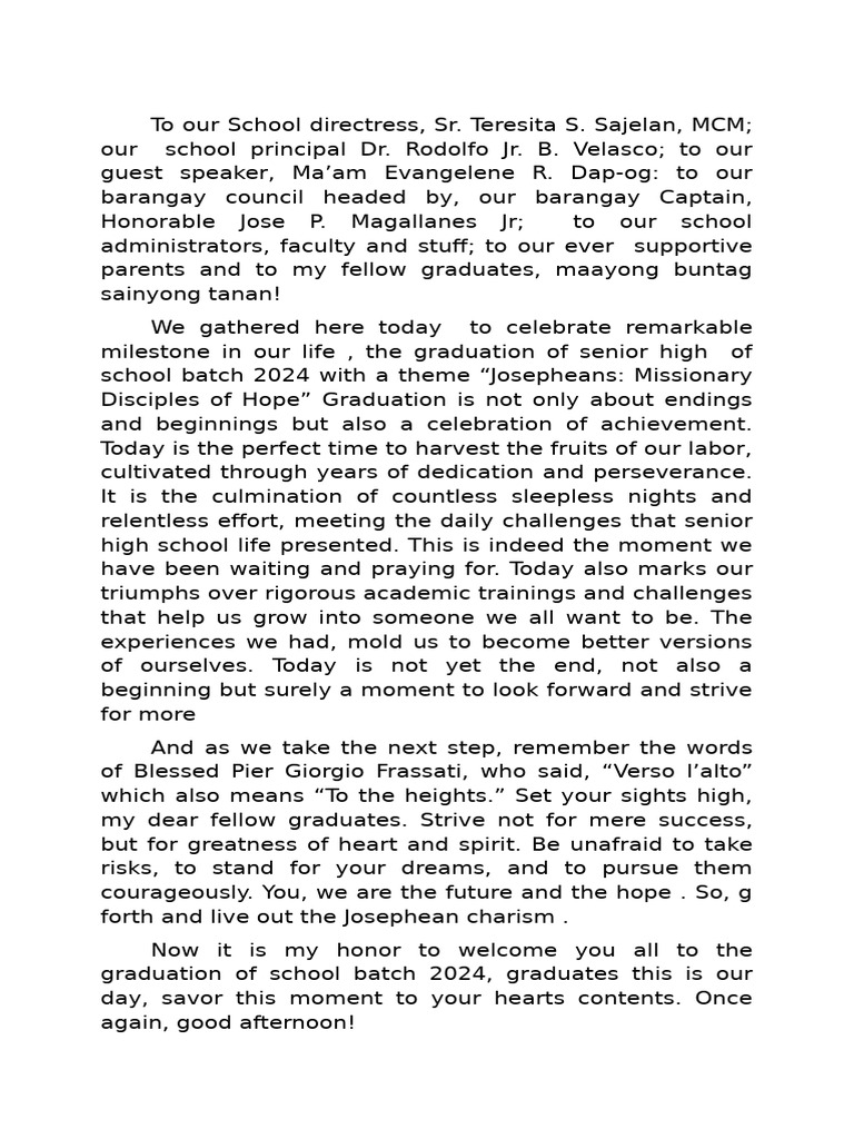 Opening Remarks | PDF