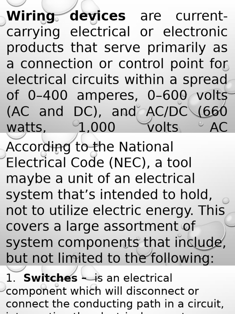 Wiring Devices | PDF | Relay | Switch