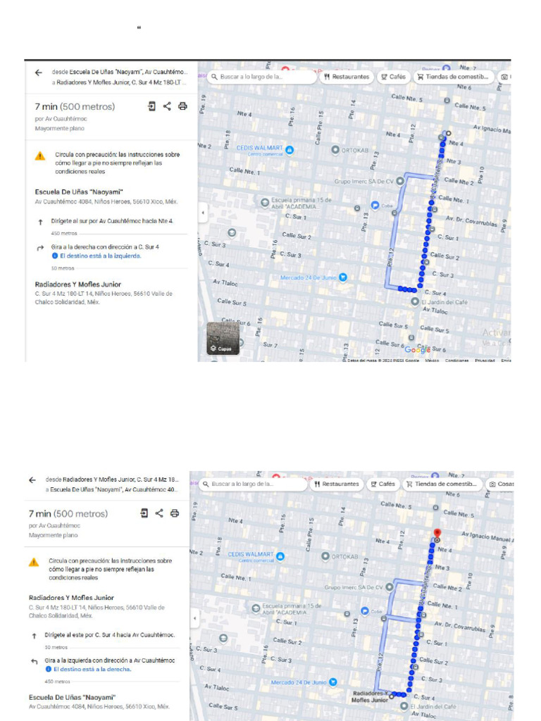 Rutas de Jonathan Chagoya en Xico y Chalco | PDF