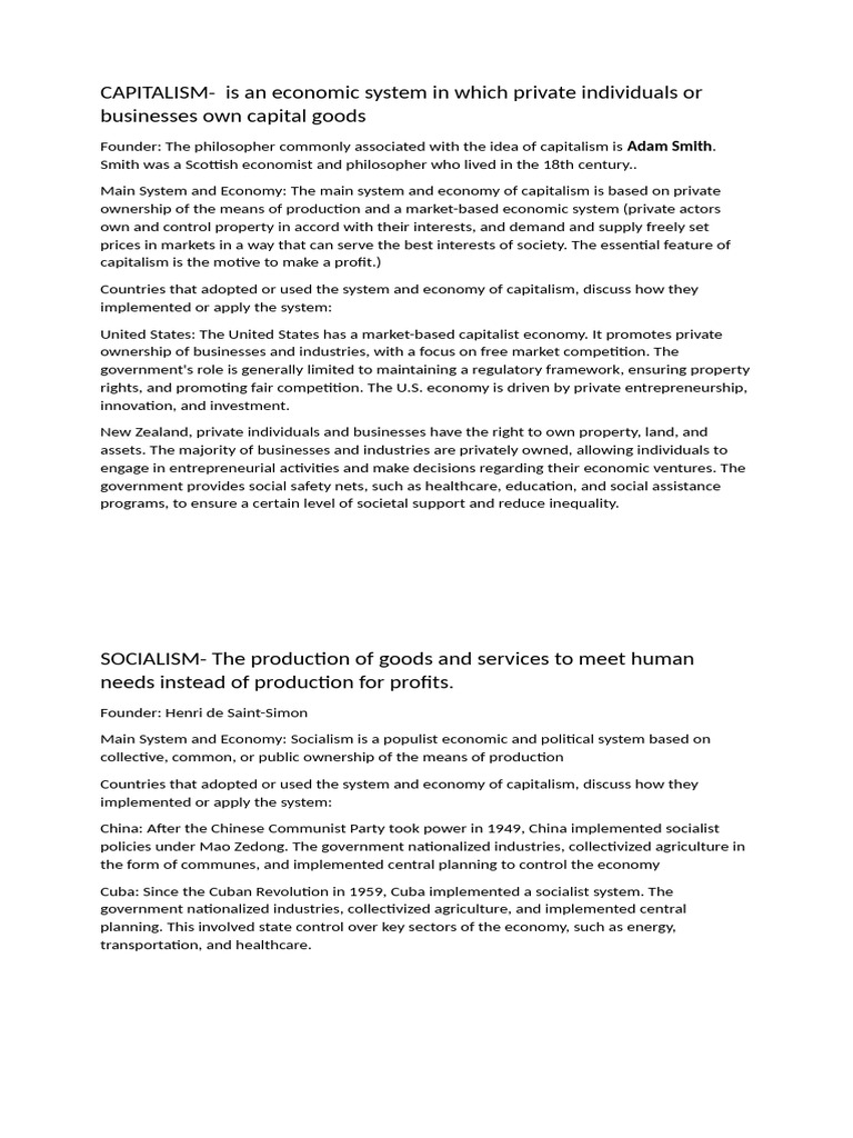 AP Assignment q2 | PDF | Communism | Socialism