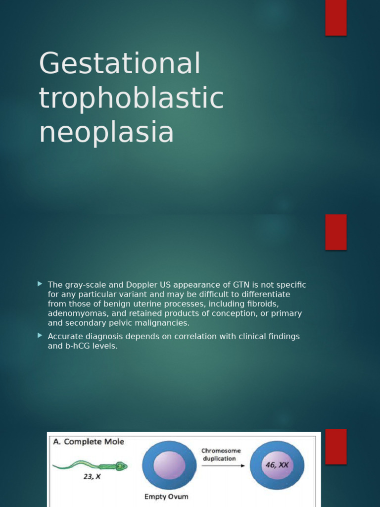 Imaging Techniques for Gestational Trophoblastic Neoplasia | PDF ...