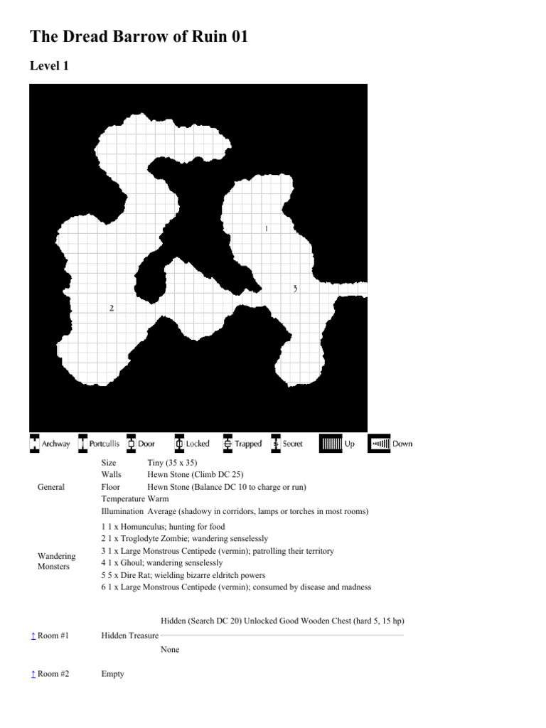 The Dread Barrow of Ruin 01 | PDF