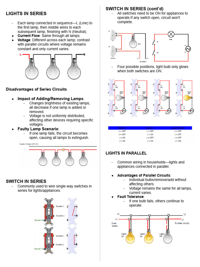 EET-3.1 | PDF | Series And Parallel Circuits | Switch