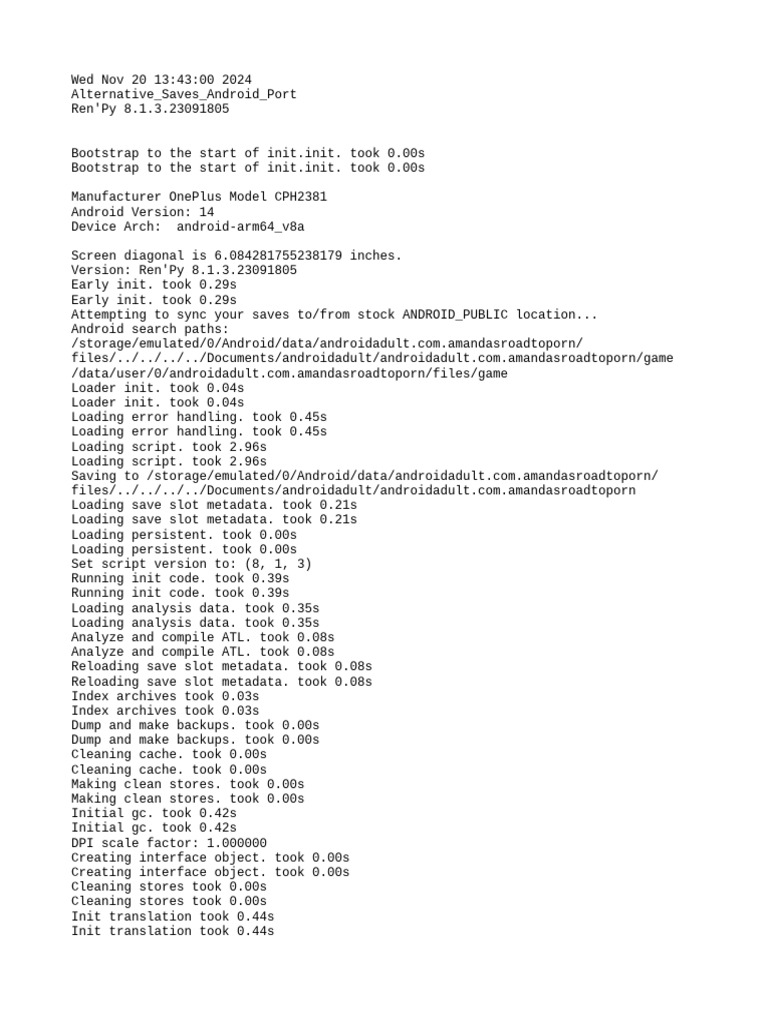 Log | PDF | Booting | Metadata