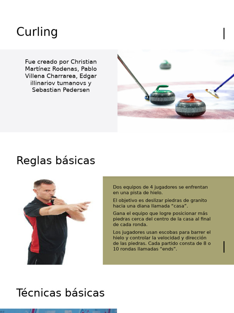 Infografía Sobre Curling. | PDF