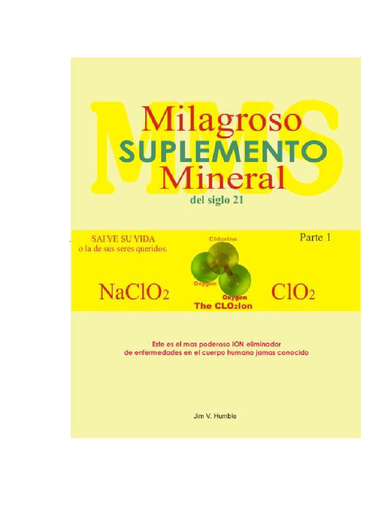 Jim Humble - Milagroso Suplemento Mineral (MMS) - Parte 1 | PDF ...