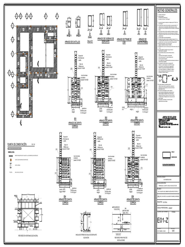 02 Cimentacion 990 Baño 2 Rec-E02 | PDF | edificio | Hormigón