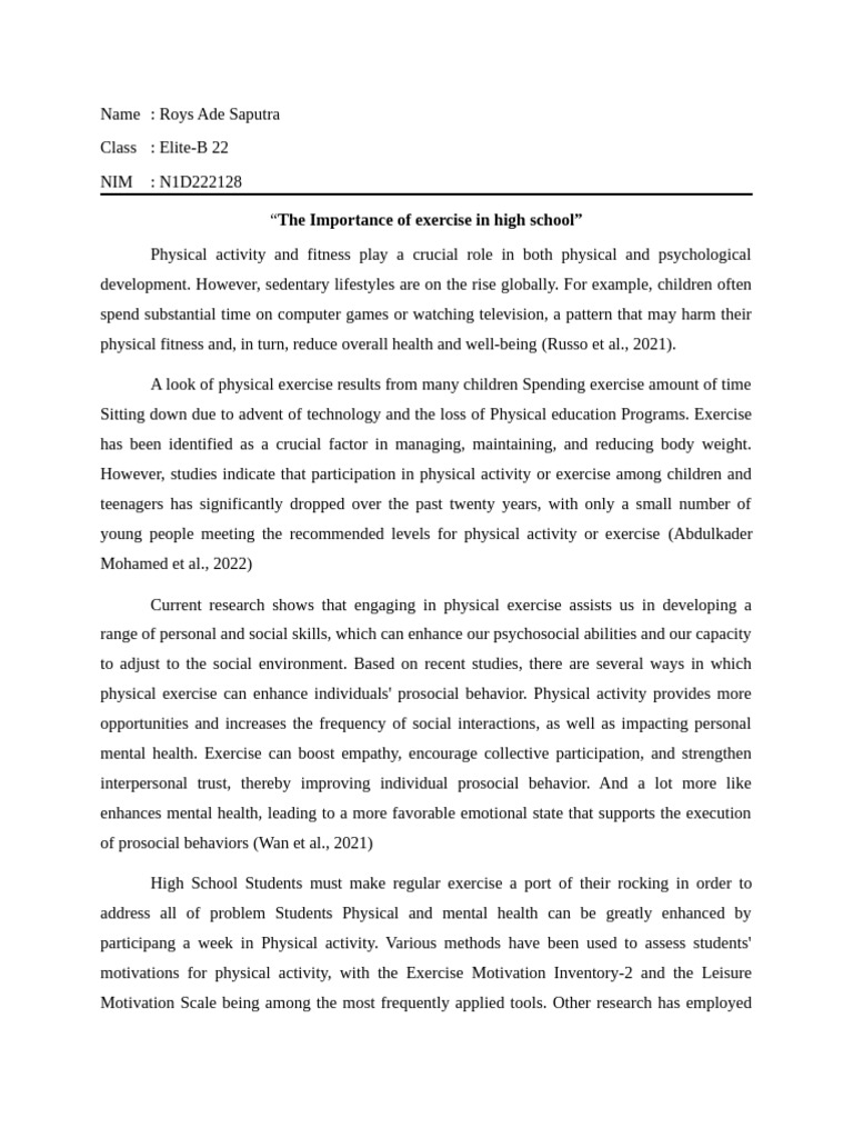 Academic Writing 2 Assignment. | PDF | Motivation | Motivational