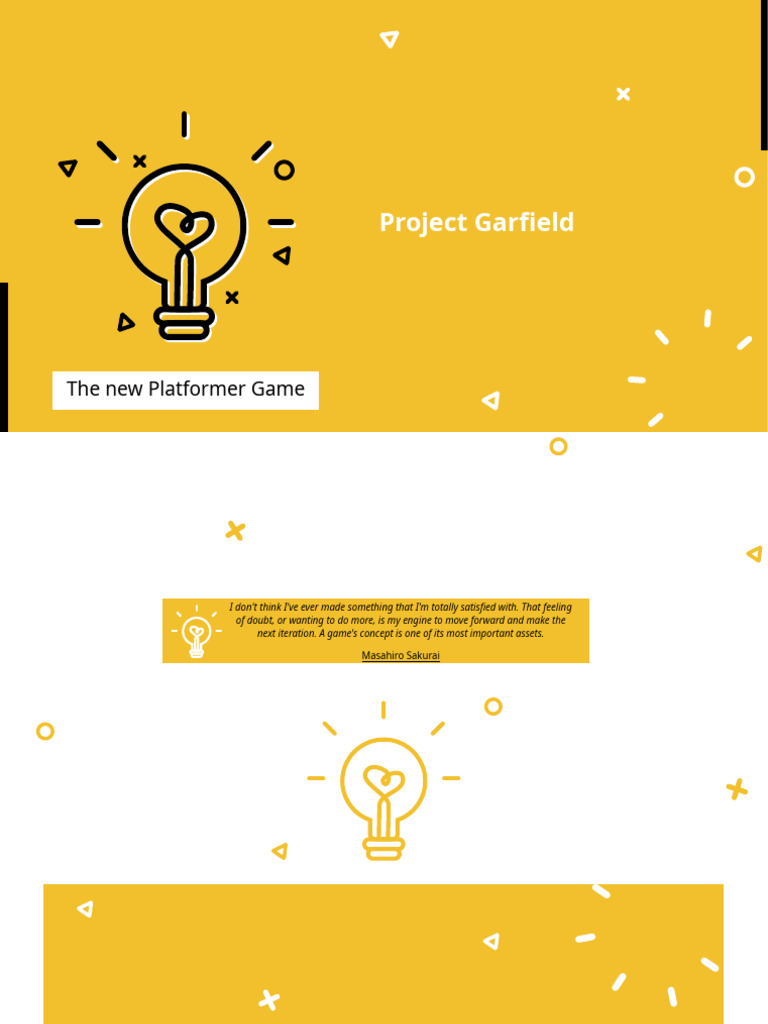 Template Présentation Garfield | PDF | Career & Growth