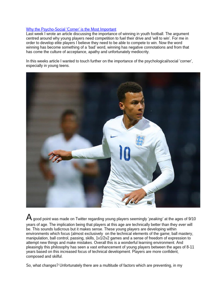 Why The Psycho-Social Corner Is The Most Important | PDF | Mindset | Psychological Concepts