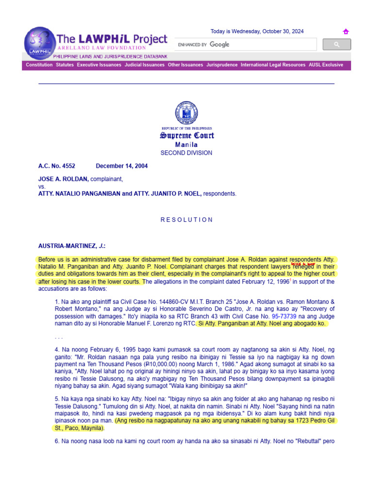 22 A.C. No. 4552 | PDF