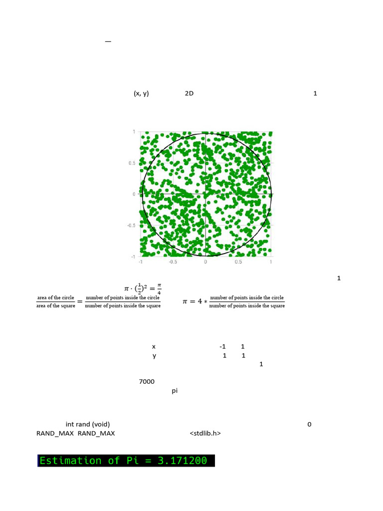 Agh Computer Science C Programming Laboratory 5 Pdf Integral Pi