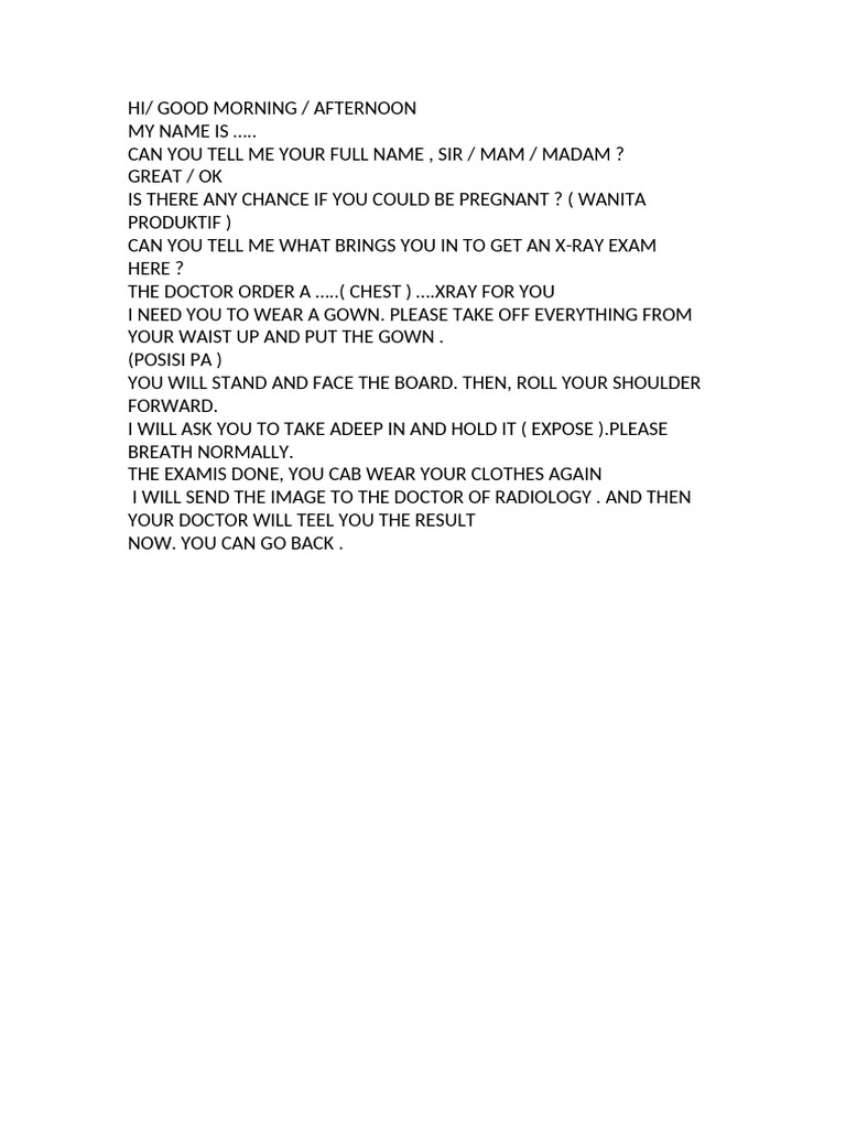 Pengantar Buat Pasien Bule | PDF