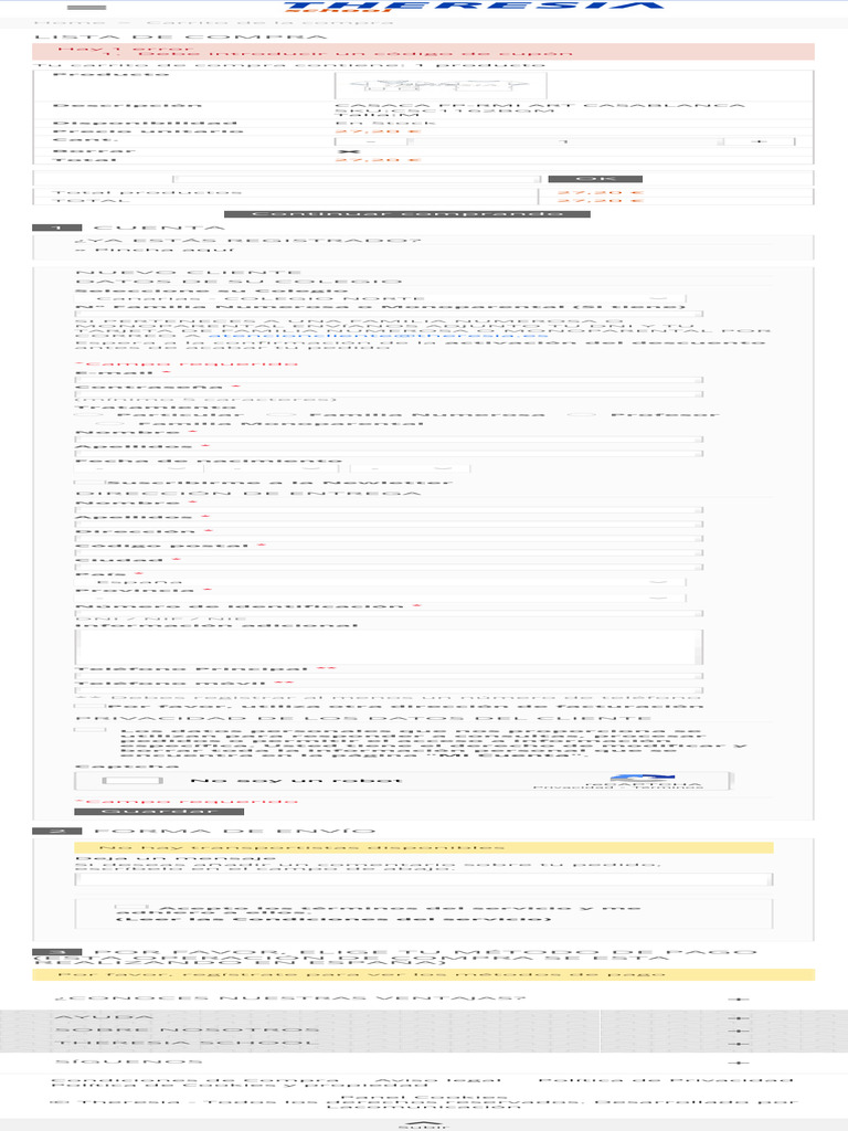 Carrito de Compra: Datos y Proceso | PDF | Documento de identidad | Cookie HTTP
