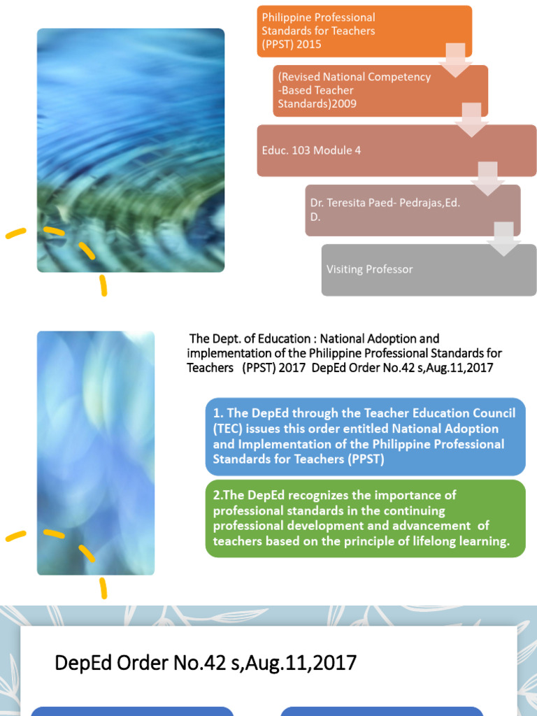 Educ.103 Final Module 4 - Pilippine Professional Standards - 7 Domains PDF | PDF | Teachers ...
