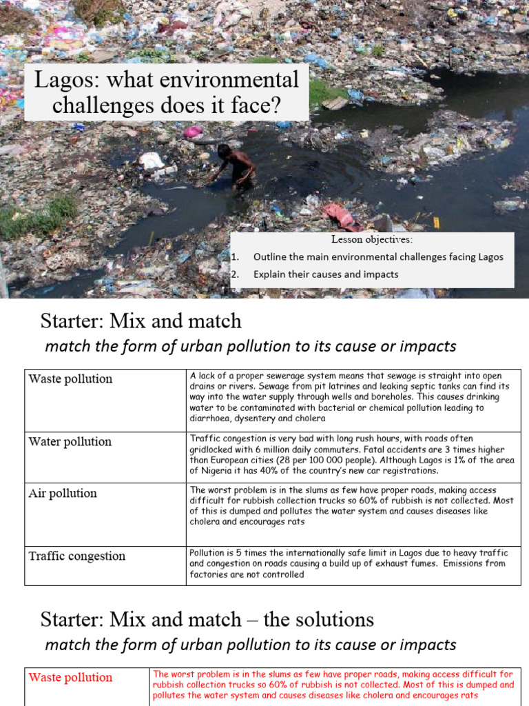 08 Lagos Envt ChallengesEAT | PDF | Pollution | Water Pollution