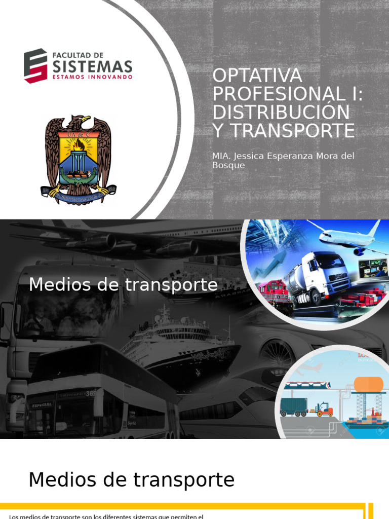 Medios de Transporte: Tipos y Funciones | PDF | Transporte | Transporte ...