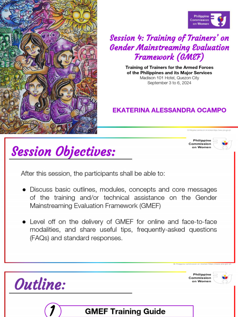 Session 4 - Training of Trainers For GMEF | PDF | Egalitarianism ...