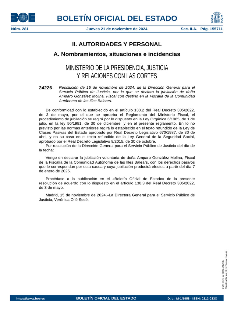 Boe 2 | PDF | Gobierno | Justicia
