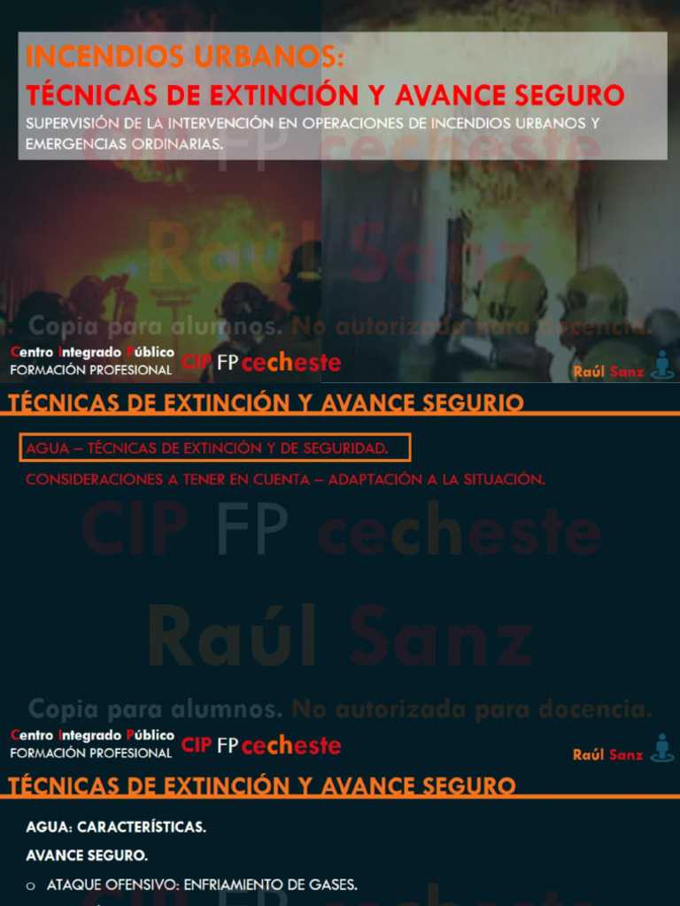 5 1 Tecnicas Extincion y Avance Seguro - 5 para Alumno PDF | PDF