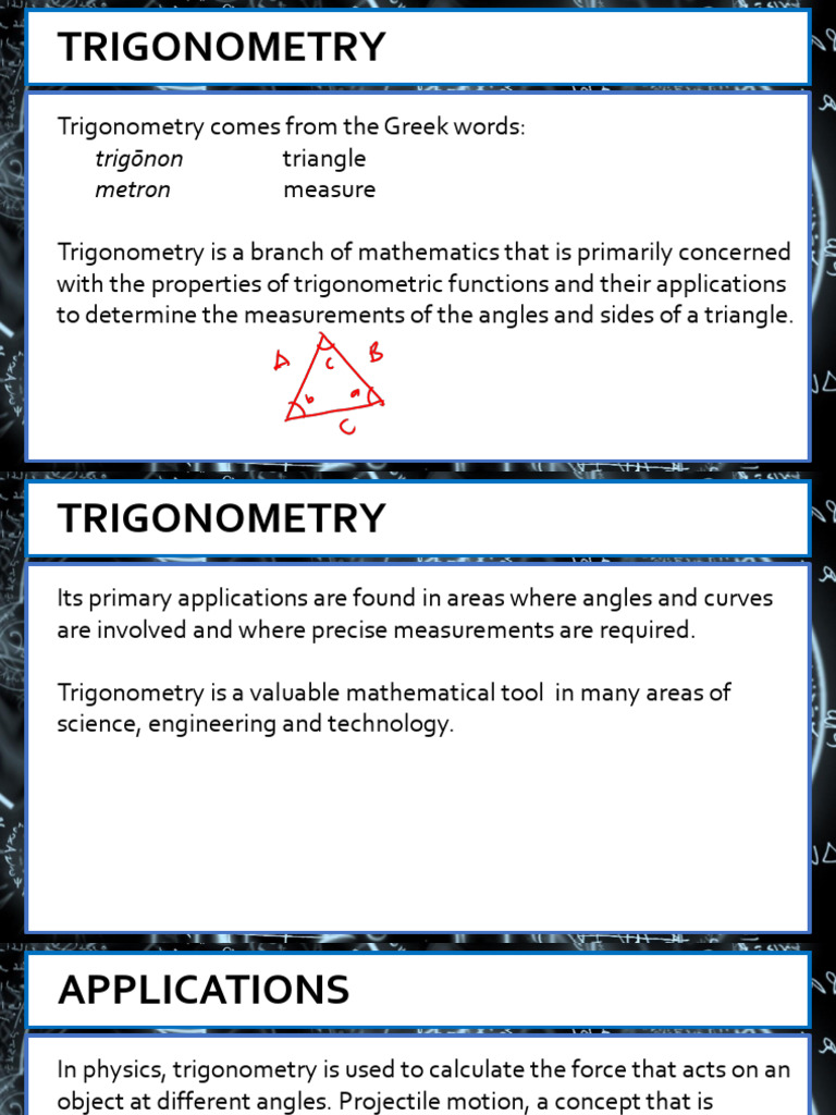 Topic 9 - Trigo Functions (Ce241a) | PDF | Trigonometric Functions | Trigonometry