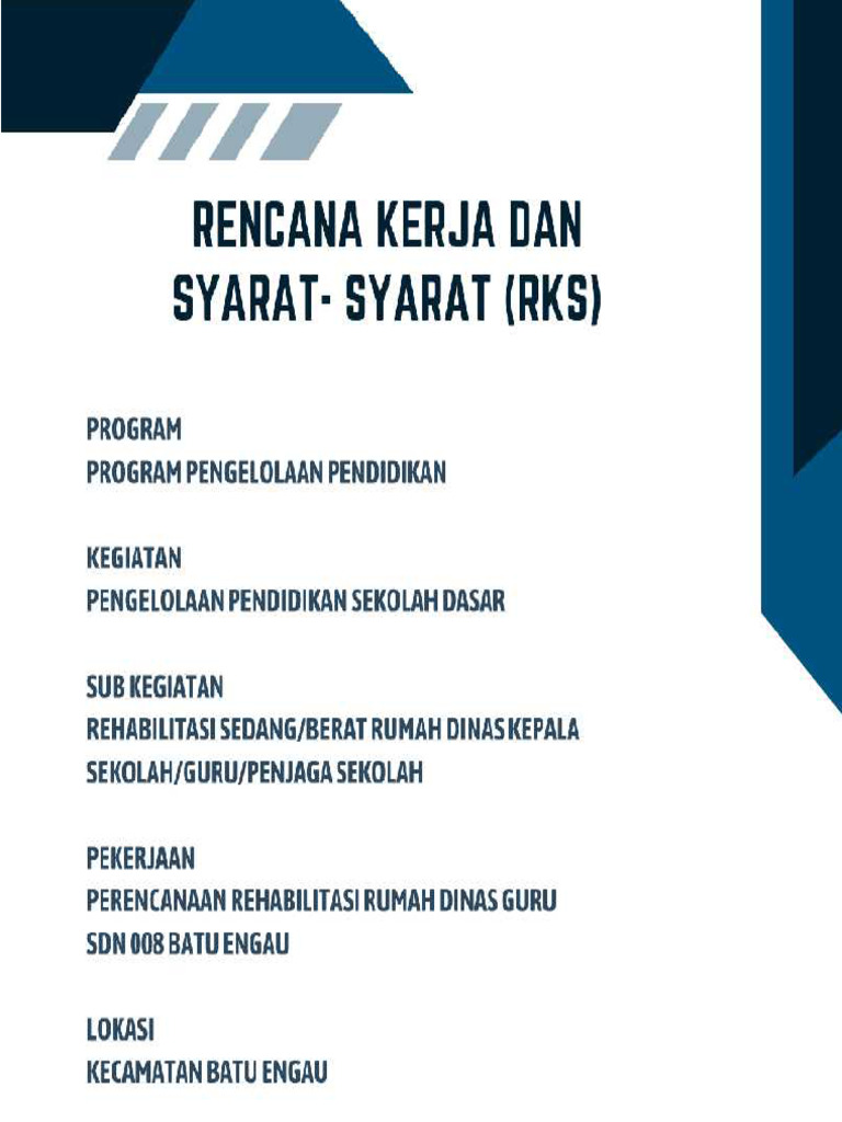 Cover RKS | PDF