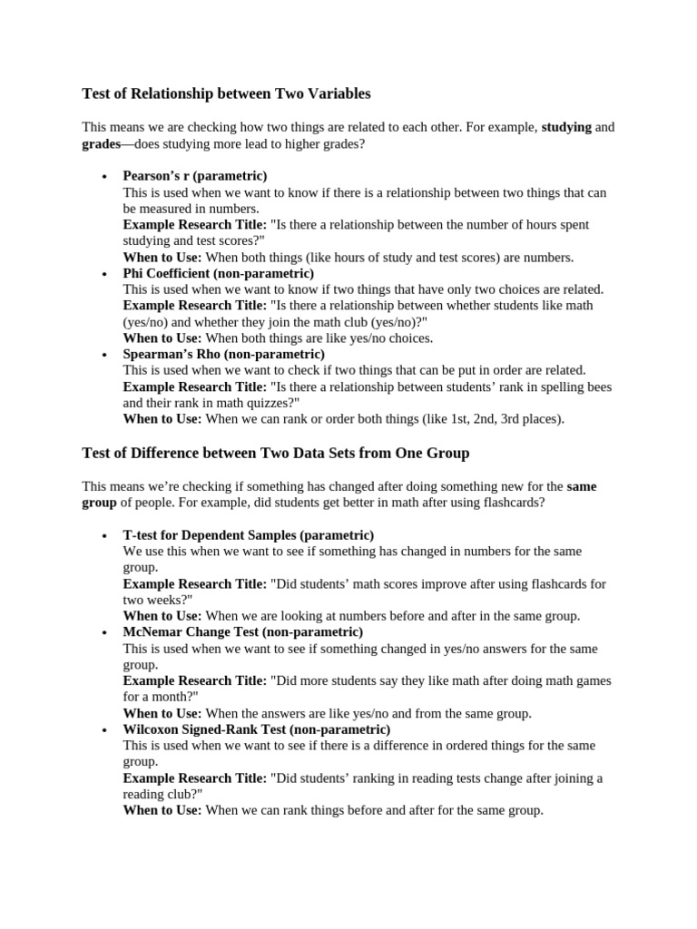 Explanation Of Statistical Tools PDF Student s T Test Analysis Of
