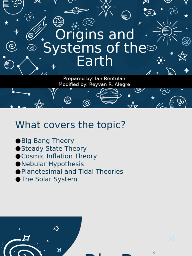 ELS Lesson 1 Origins and Systems of The Earth Edited | PDF | Planets ...