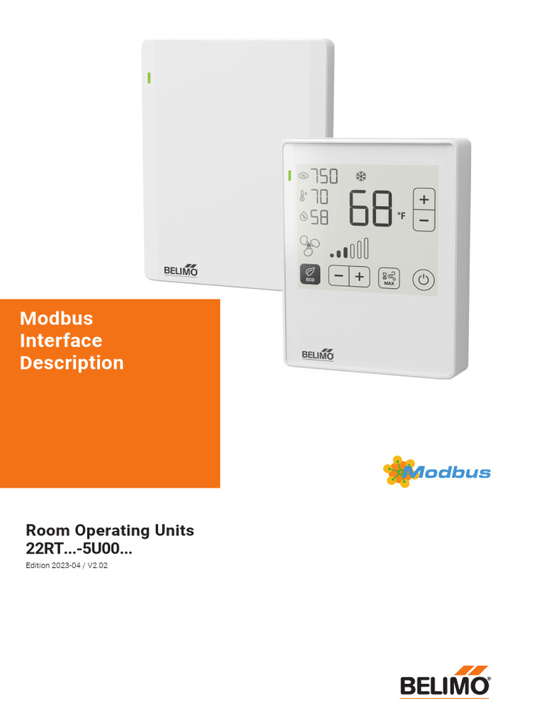 Belimo Modbus Register Room Sensors Am en Us | PDF | Icon (Computing ...