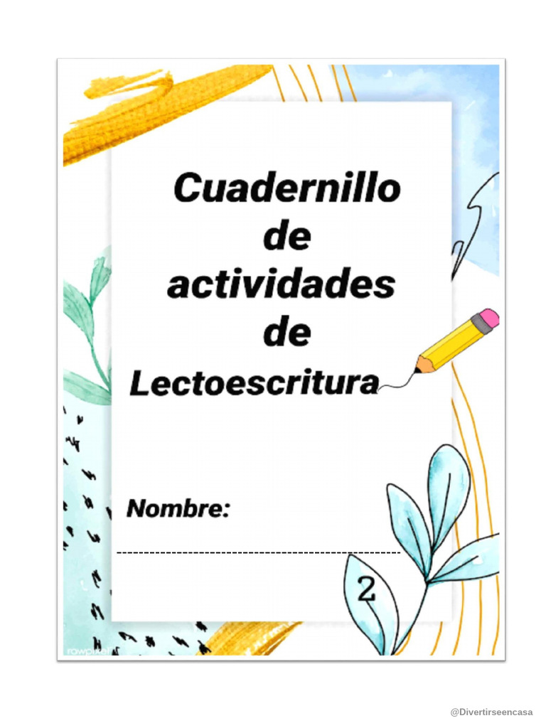Cuadernillo Lectoescritura NIVEL 2 | PDF | Lingüística | Fonética