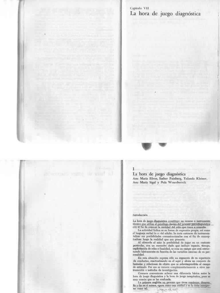 Las Tecnicas Proyectivas y El Proceso Psicodiganostico - Siquier de Ocampo | PDF